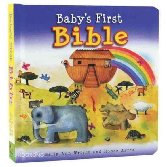 Other | New Babys First Bible Hardcover Cardboard Book Sally Ann Wright ...
